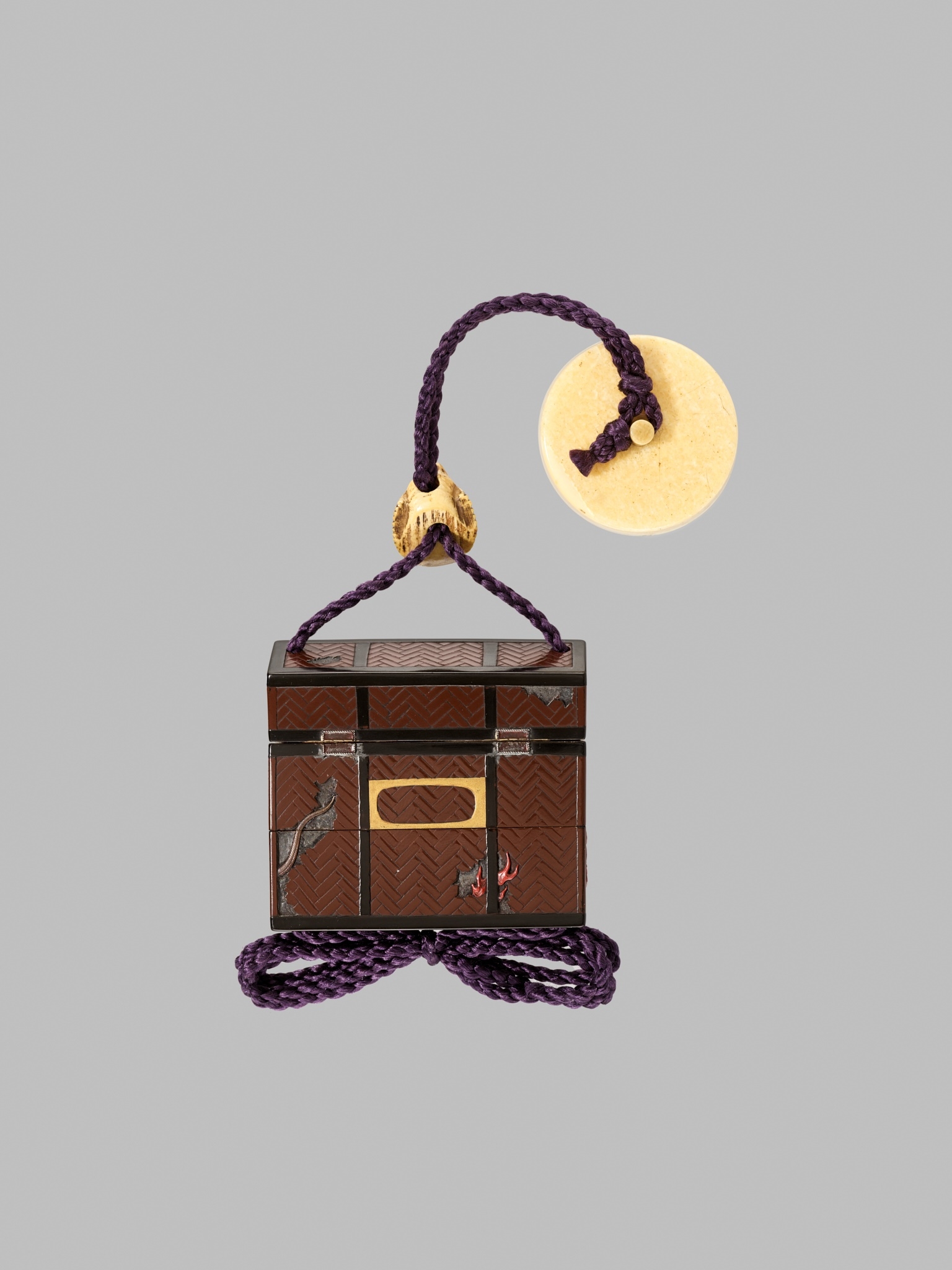 Ogawa Haritsu | RITSUO: A MASTERFUL AND RARE INLAID TWO-CASE INRO ...