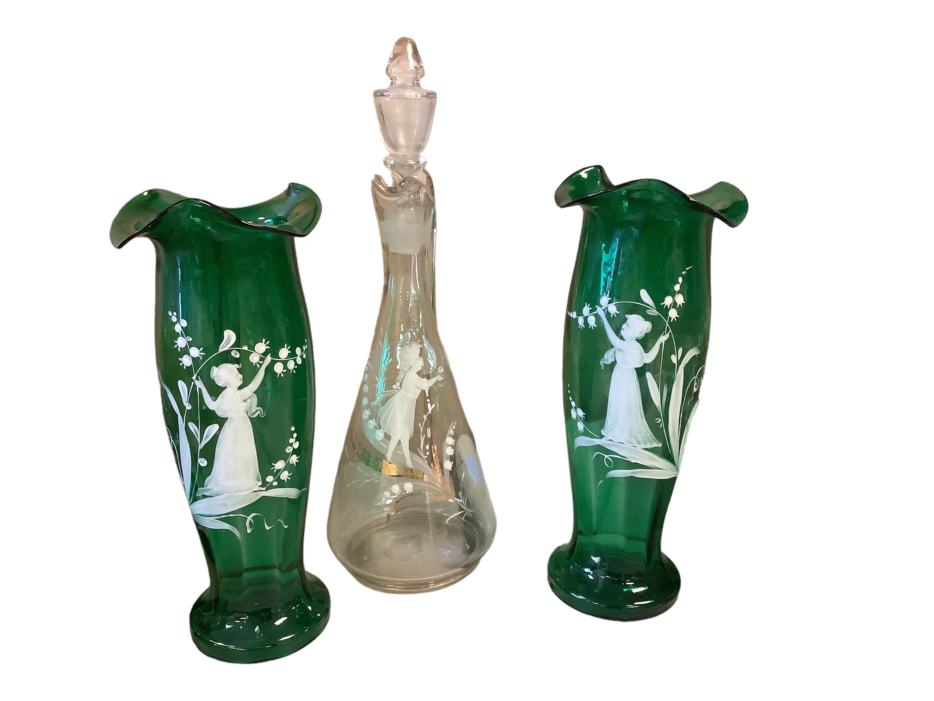 Mary Gregory | Vintage Mary Gregory Glass Pieces | MutualArt