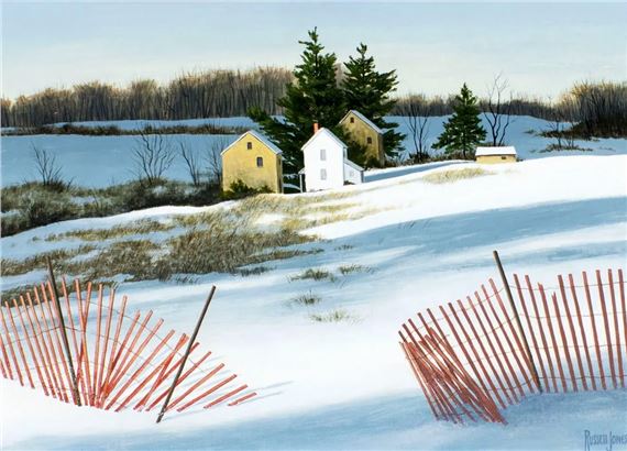 Russell Jones | Winter Country Landscape | MutualArt