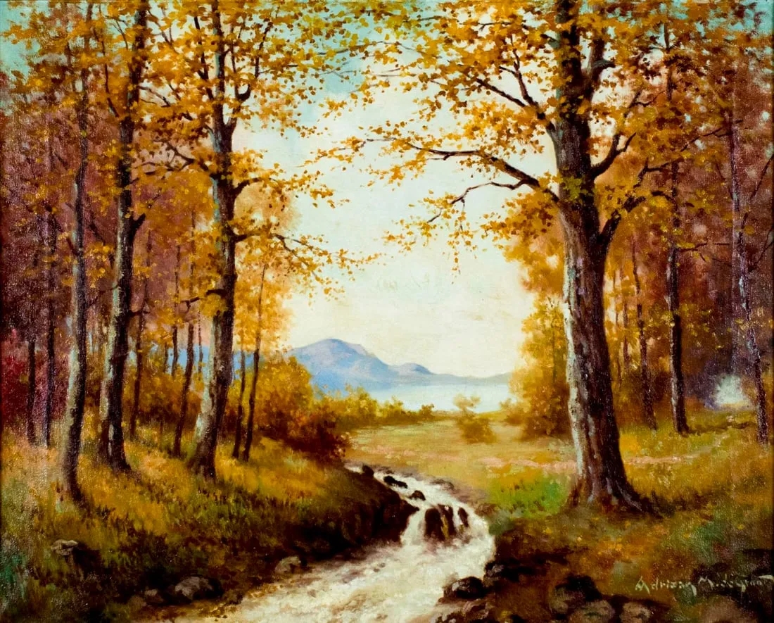 Adriaan Martin de Groot | Autumn Landscape | MutualArt