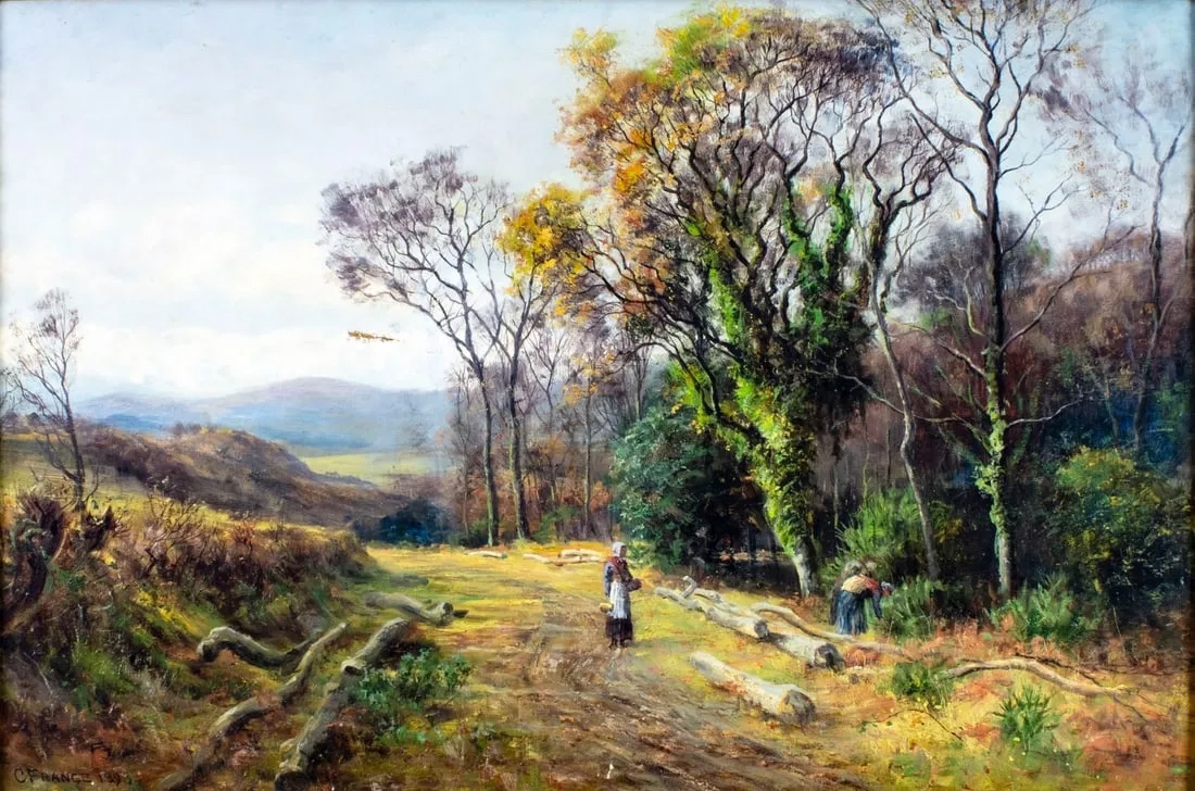 Charles France | Landscape - The Edge of the Wood (1893) | MutualArt