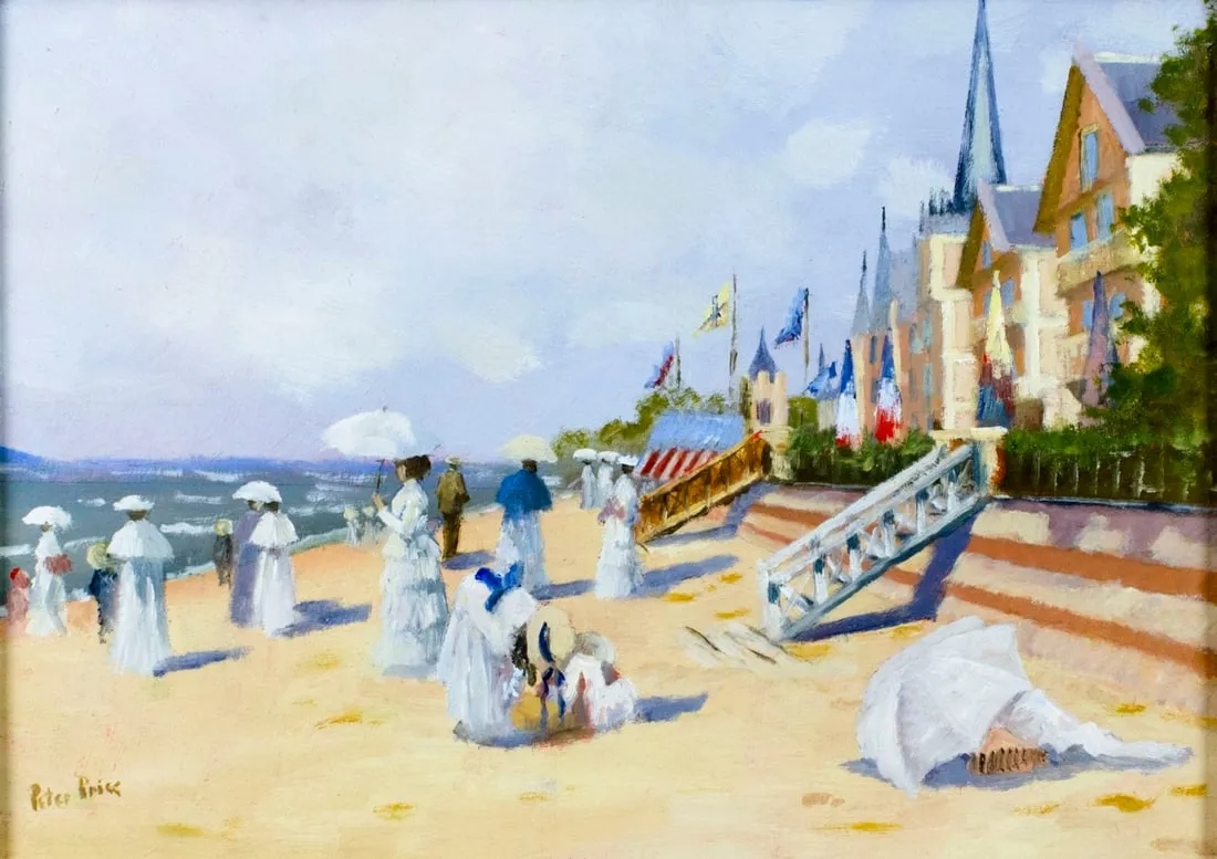 Peter Price | Beach Scene | MutualArt