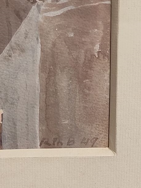 Rodolphe-Théophile Bosshard | Les toitures (1949) | MutualArt