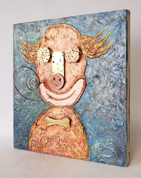 Louis Chabaud | Louis CHABAUD (né en 1941) Le clown Technique... - Lot ...