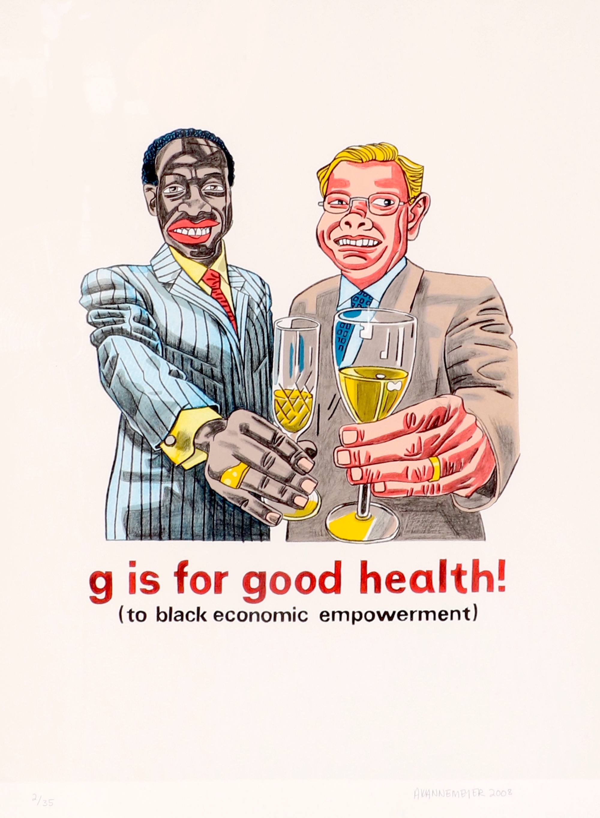 Anton Kannemeyer | G IS FOR GOOD HEALTH (2008) | MutualArt