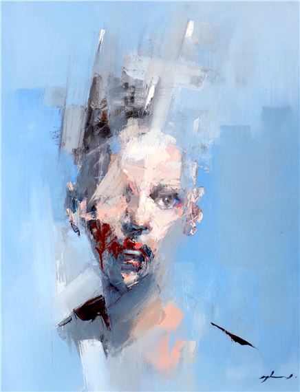 Ryan Hewett | BLUE PORTRAIT | MutualArt