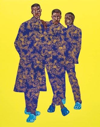 Emmanuel Taku | Fuchsian Tripartite (2022) | MutualArt