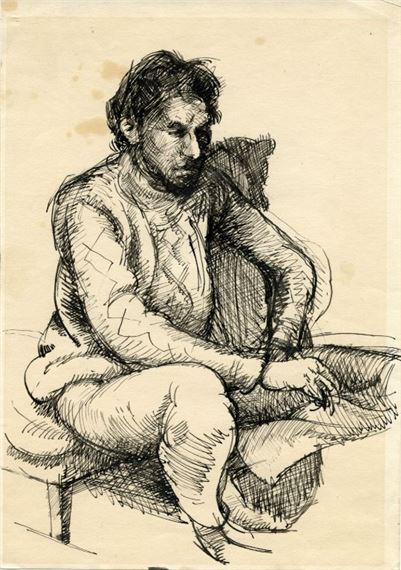 Robert Lenkiewicz | Study of Tarun Bedi | MutualArt
