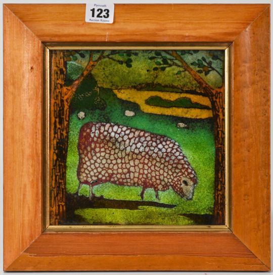 Beryl Turpin | enamel Walking Ewe | MutualArt
