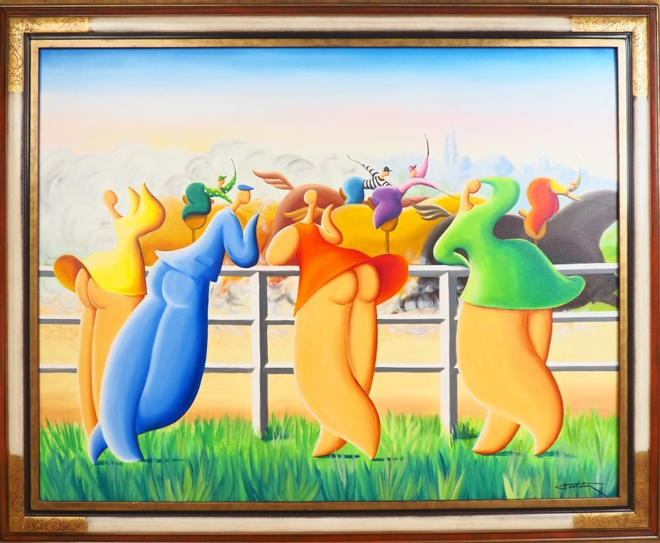 Jean-Louis Toutain | Un après-midi au champs de course | MutualArt