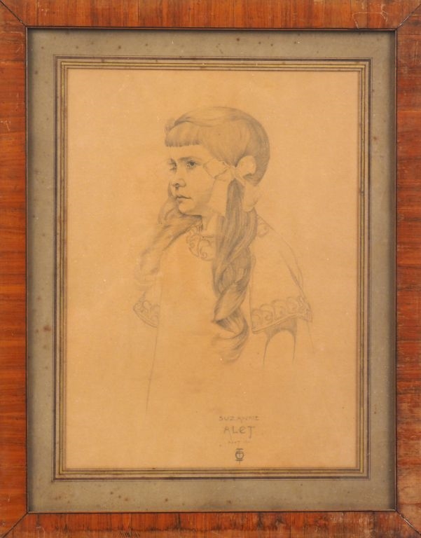 Maurice Alet | portrait de Suzanne Alet (1907) | MutualArt