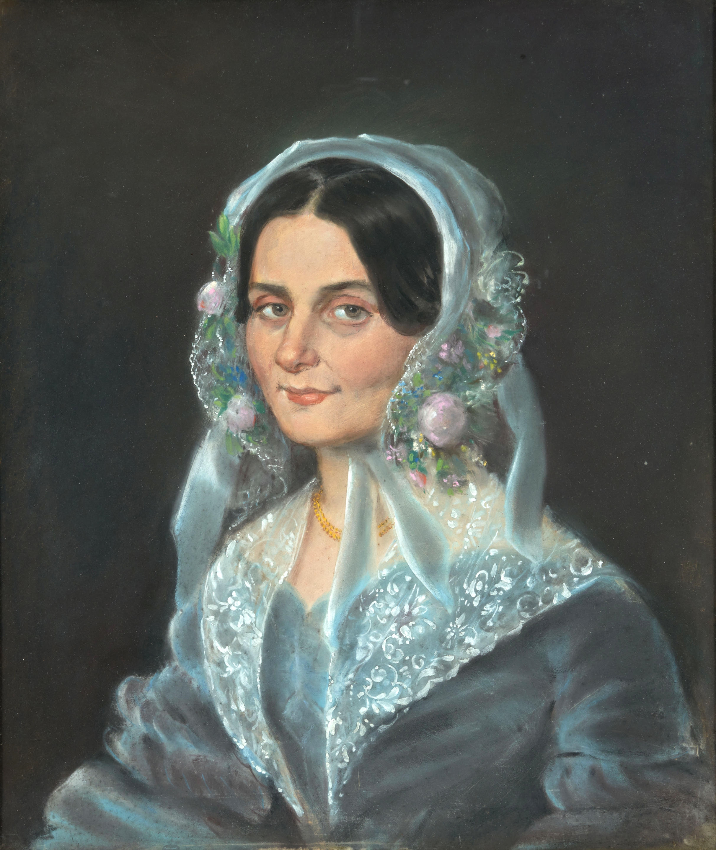 European School, 19th Century | Portrait of Josephe Sophie Hillel ...