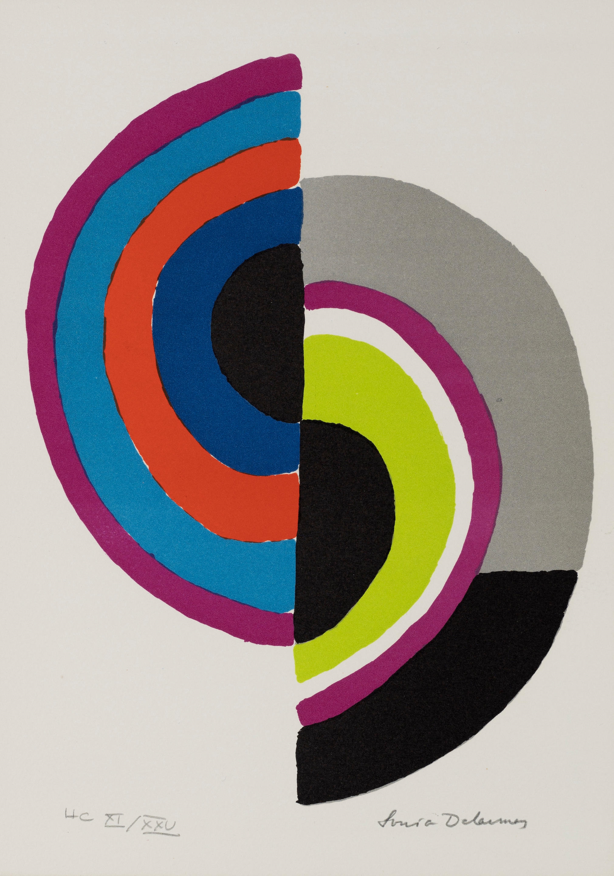 Sonia Delaunay | Petite composition, circa 1970 (Circa 1970) | MutualArt