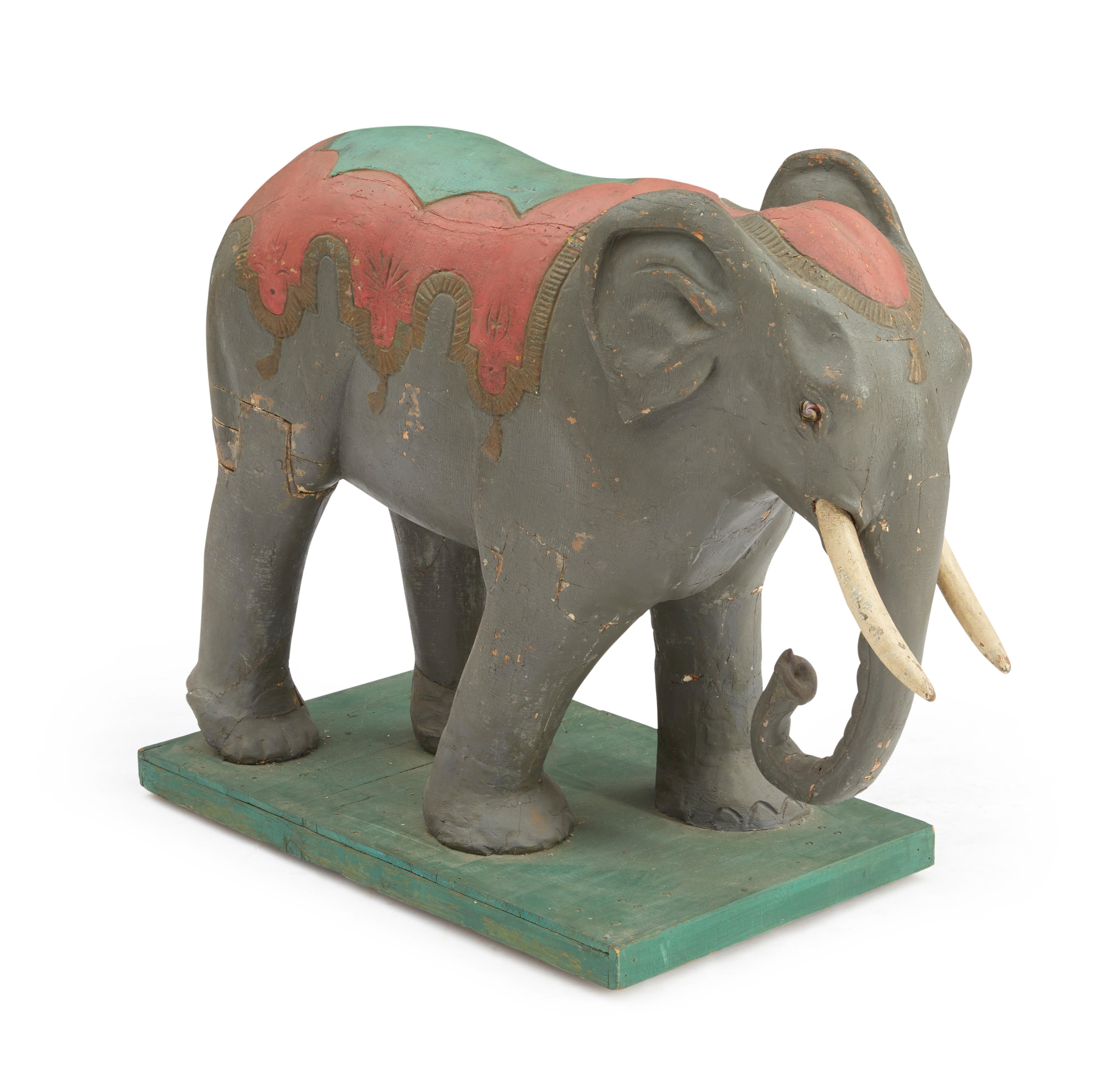American School, 19th Century | Elephant Carousel Figure (1890s ...