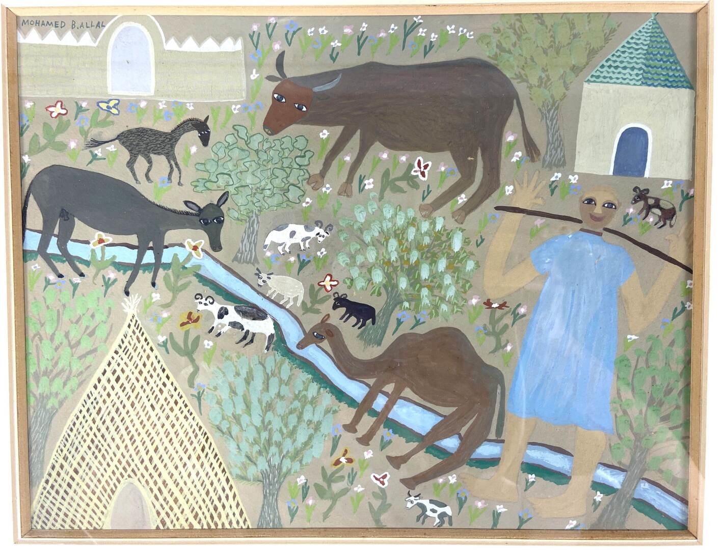 Mohamed Ben Allal | Le berger et son troupeau | MutualArt