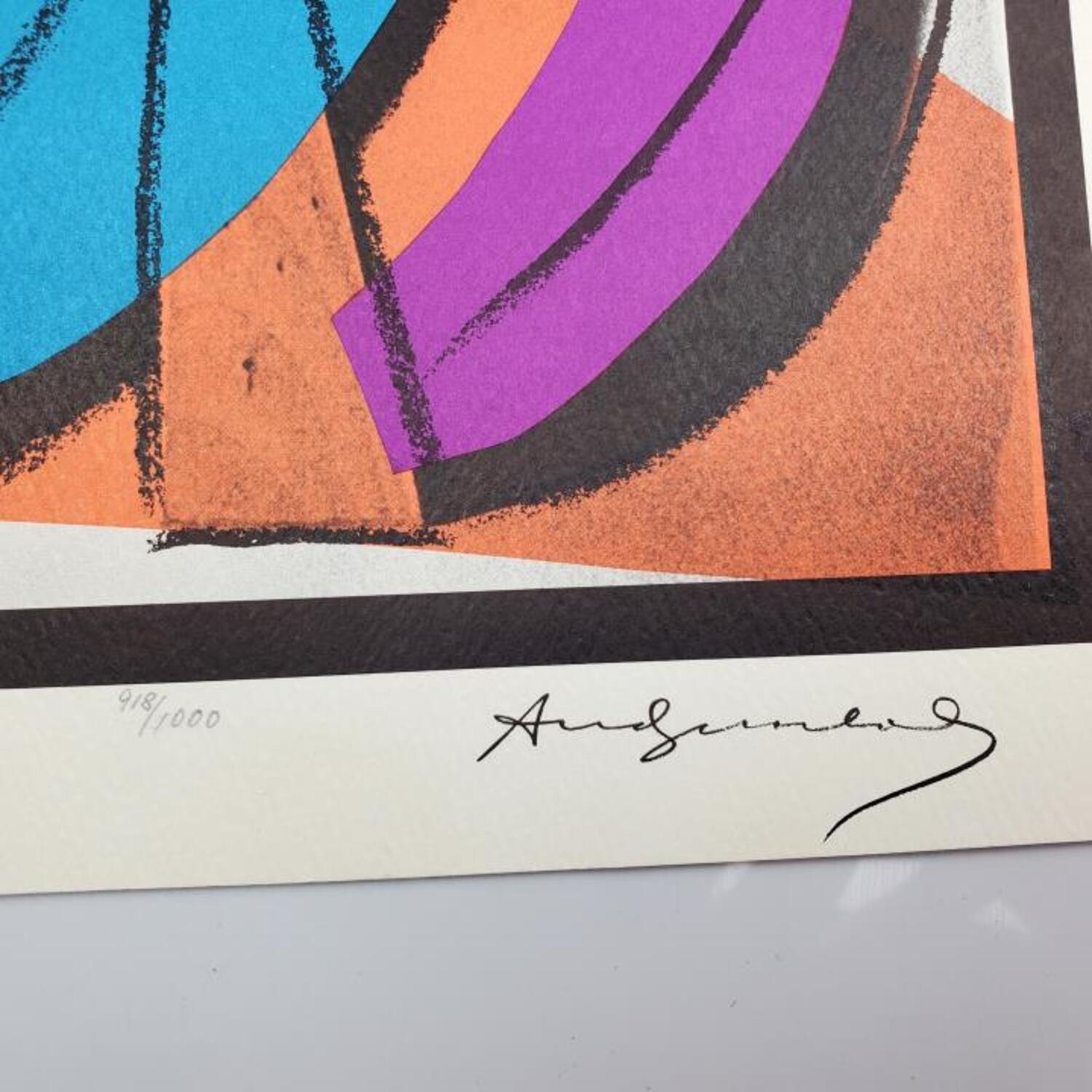 Andy Warhol | Andy Warhol U.N. Stamp Fully Signed Lithograph | MutualArt