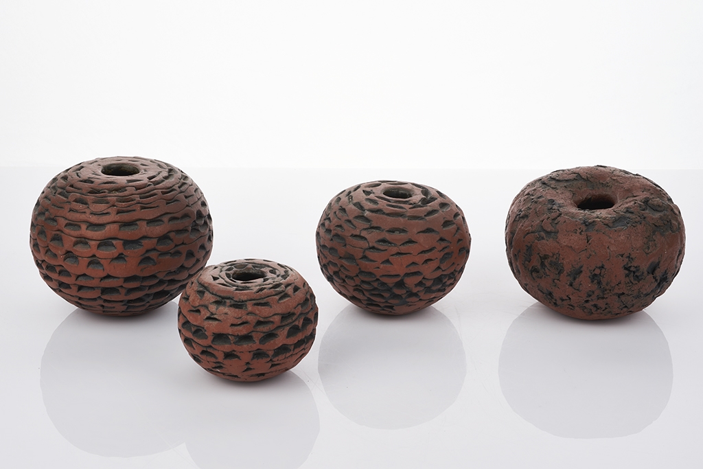 Peter Travis | Four circular Vases | MutualArt