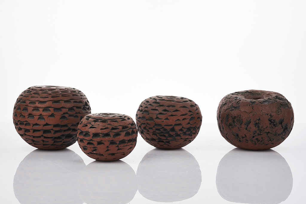 Peter Travis | Four circular Vases | MutualArt