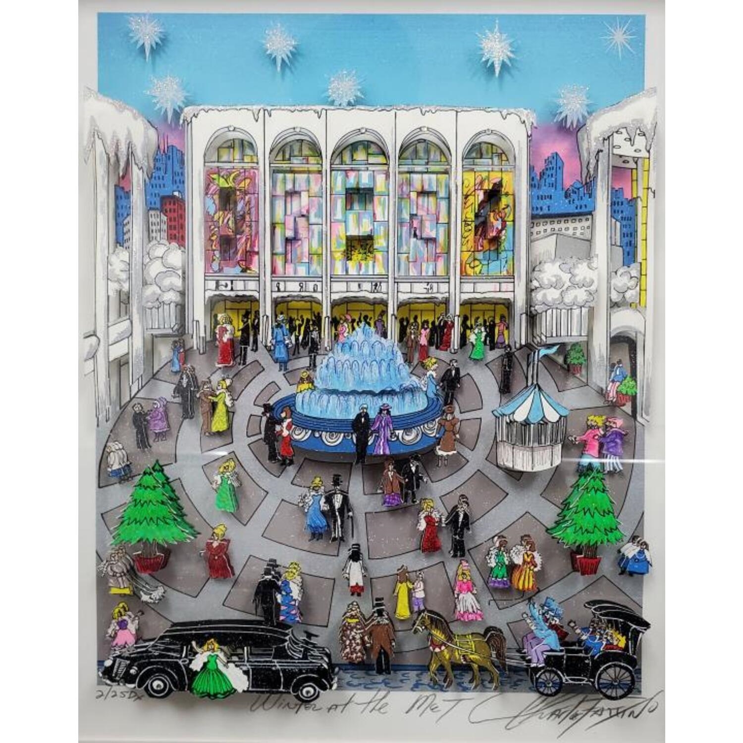 Charles Fazzino | Charles Fazzino (b. 1955) 3D Silkscreen Serigraph ...