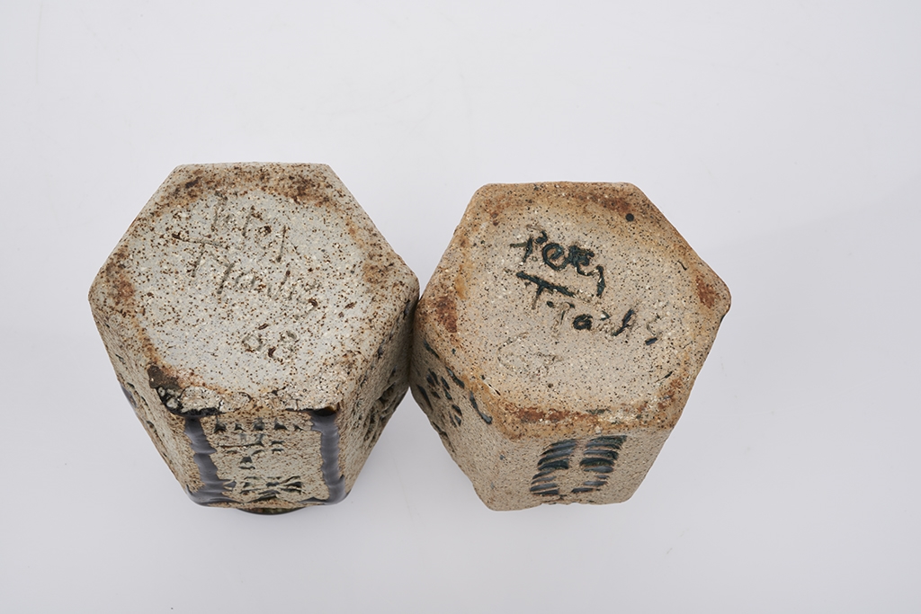 Peter Travis | Hexagonal Vases (1968) | MutualArt