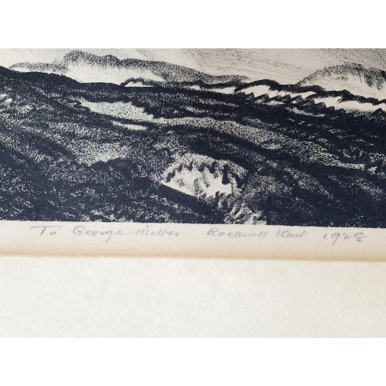 Rockwell Kent | Rockwell Kent (1882-1971) The Tree Lithograph | MutualArt