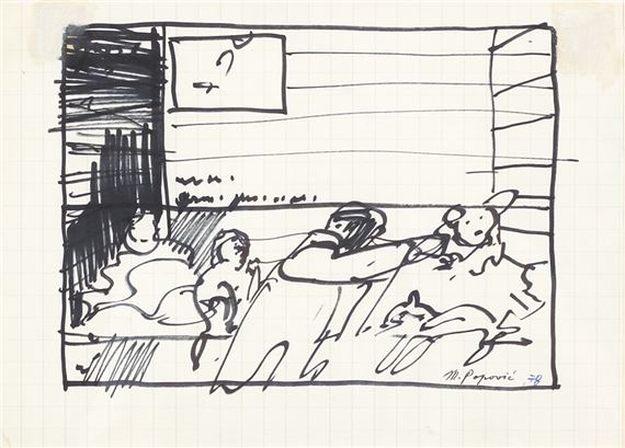 Mica Popović | Igra-Gvozden spasava pudlicu (1978) | MutualArt