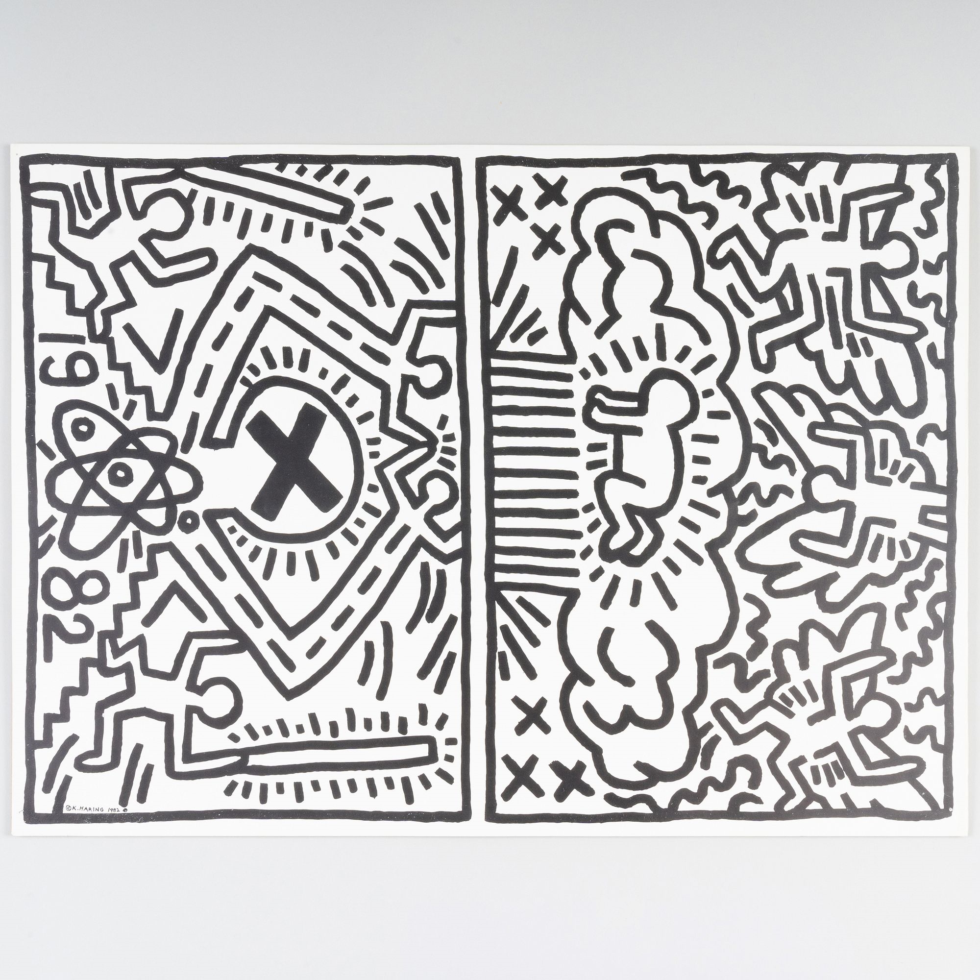 Keith Haring | Keith Haring (1958 -1990): Poster For Nuclear ...