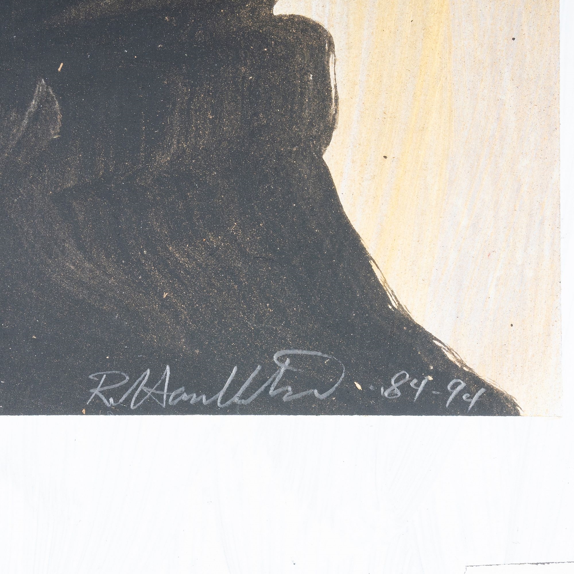 Richard Hambleton | Untitled (Portrait Silhouette) | MutualArt