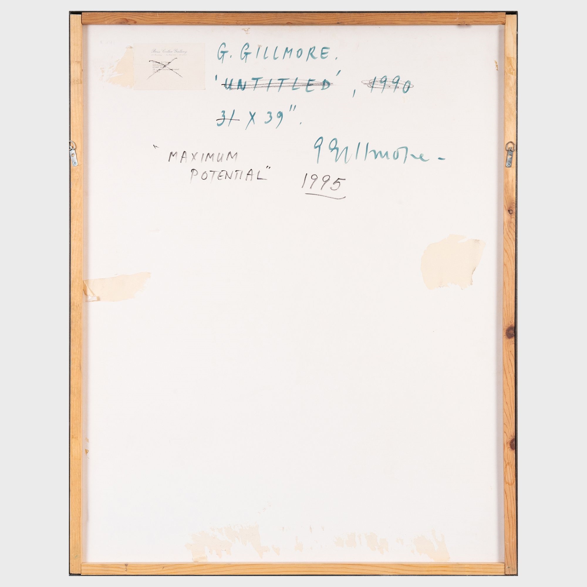Graham Gillmore | Maximum Potential (1995) | MutualArt