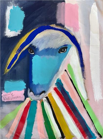 Menashe Kadishman | Sheep head (1932 - 2015) | MutualArt