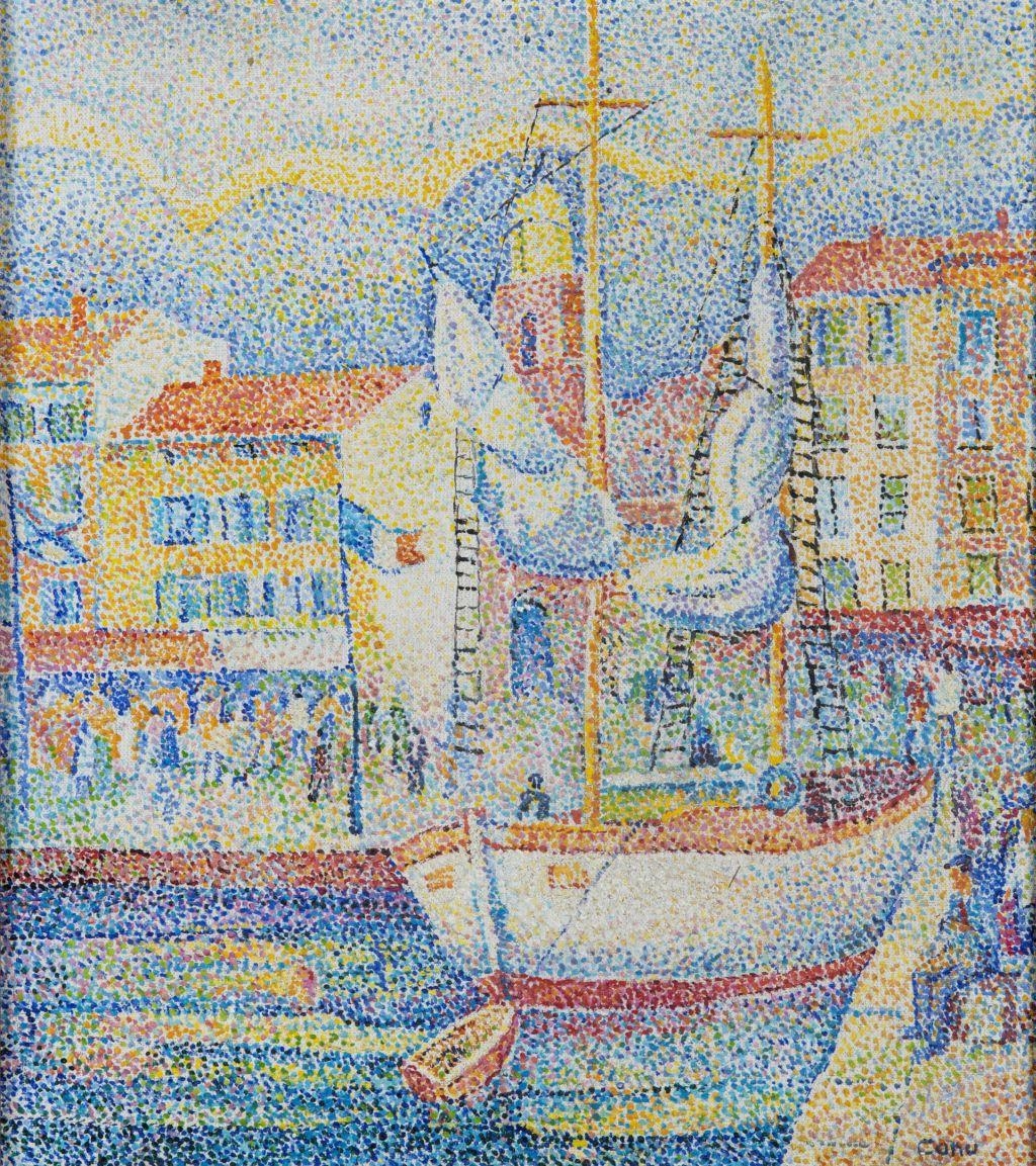 Yvonne Canu | Boat in port of Saint-Tropez (1921 - 2008) | MutualArt
