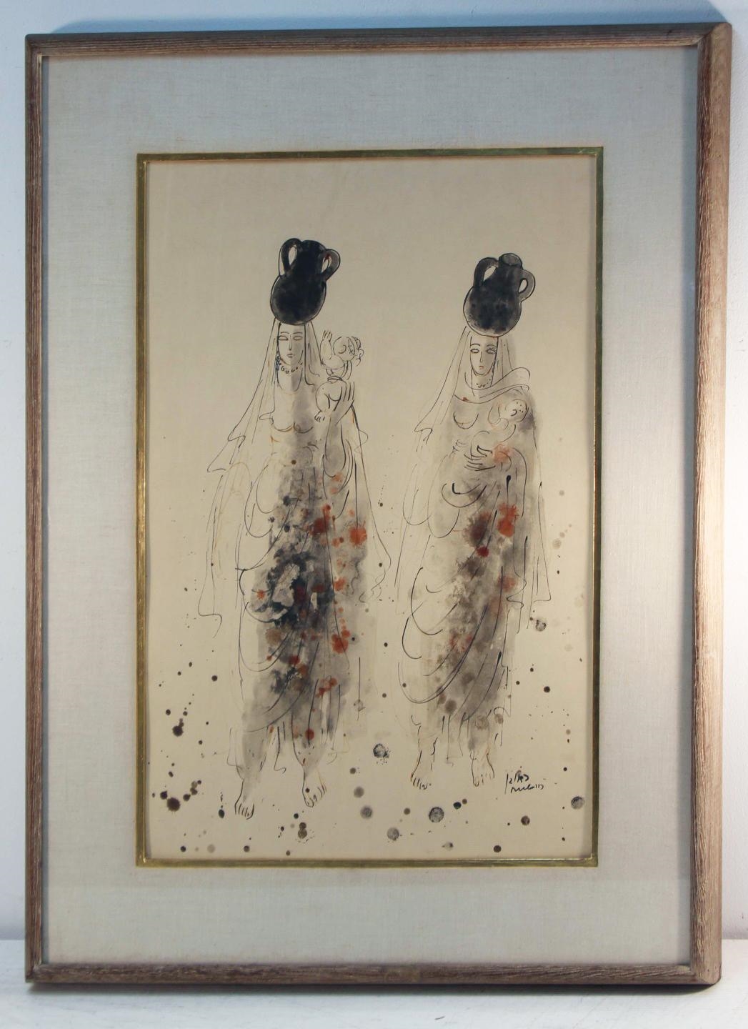 Reuven Rubin | Women with a jug on their heads (1893 - 1974) | MutualArt