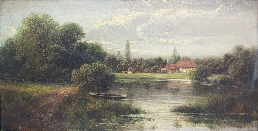 John Gunson Atkinson | On the Thames near Wargrave | MutualArt