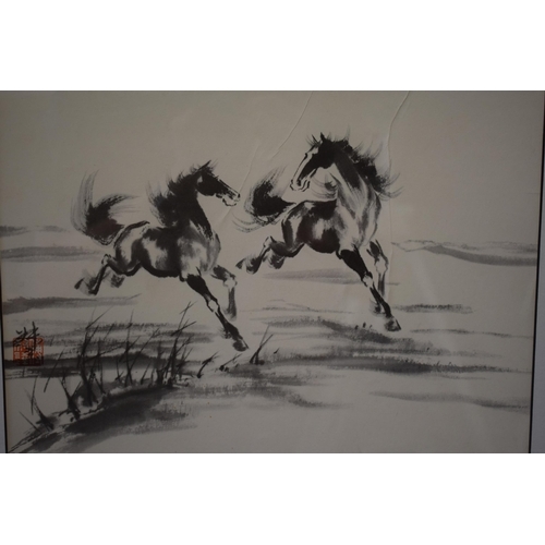 Xu Beihong | A collection of Chinese mid century prints of galloping ...