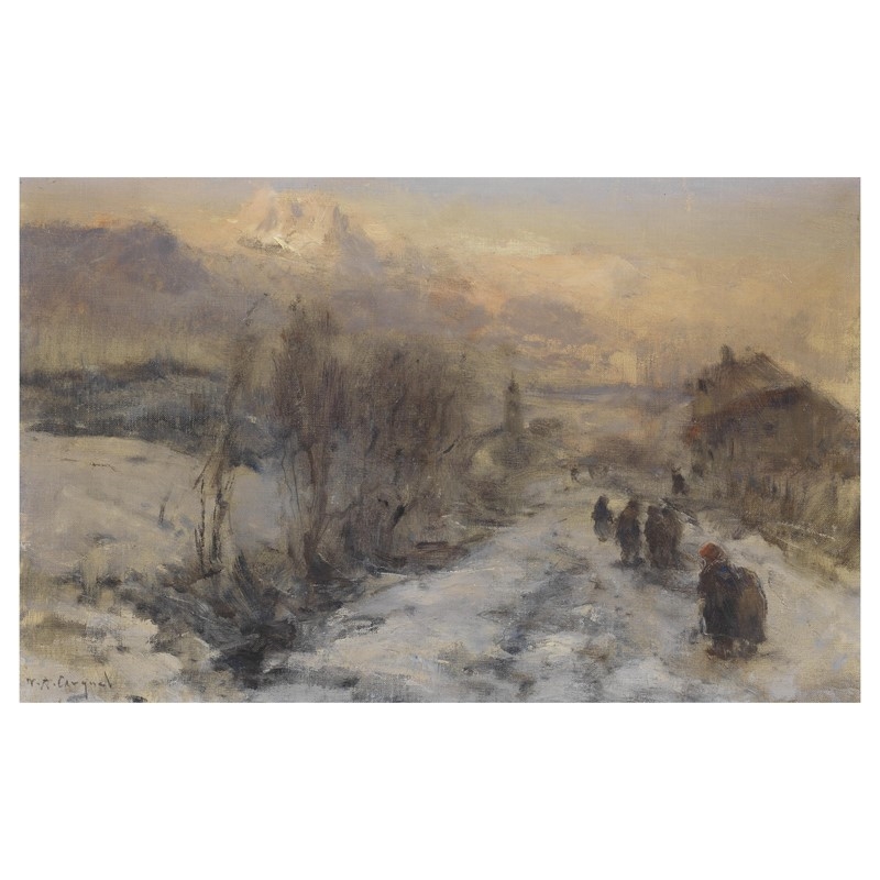 Vittore Antonio Cargnel | WINTER MORNING | MutualArt