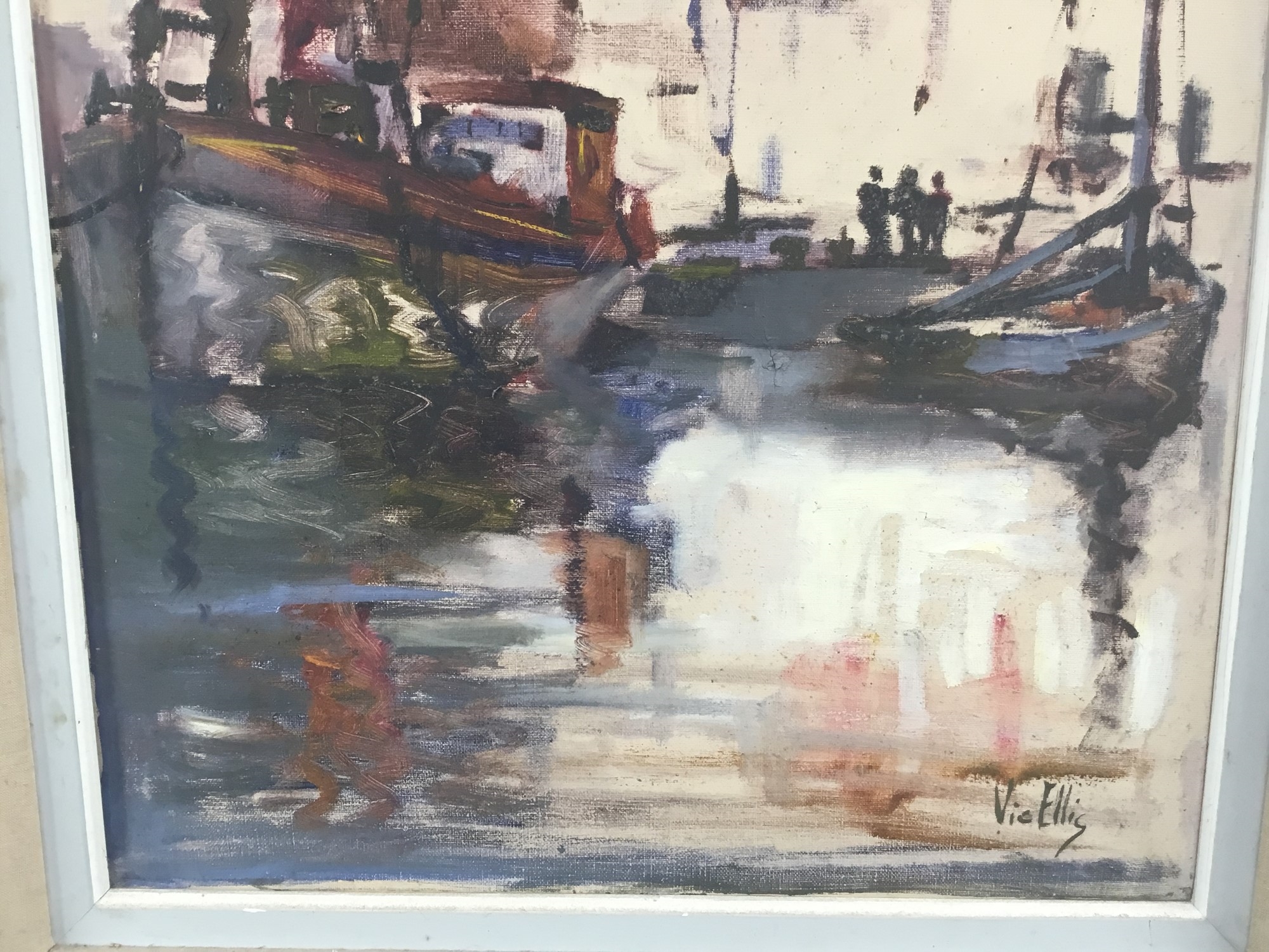 Vic Ellis | Heybridge Basin marine scene (1969) | MutualArt