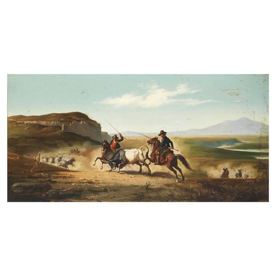 Carl Max Gerlach Quaedvlieg | BUTTERI IN THE ROMAN CAMPAGNA | MutualArt