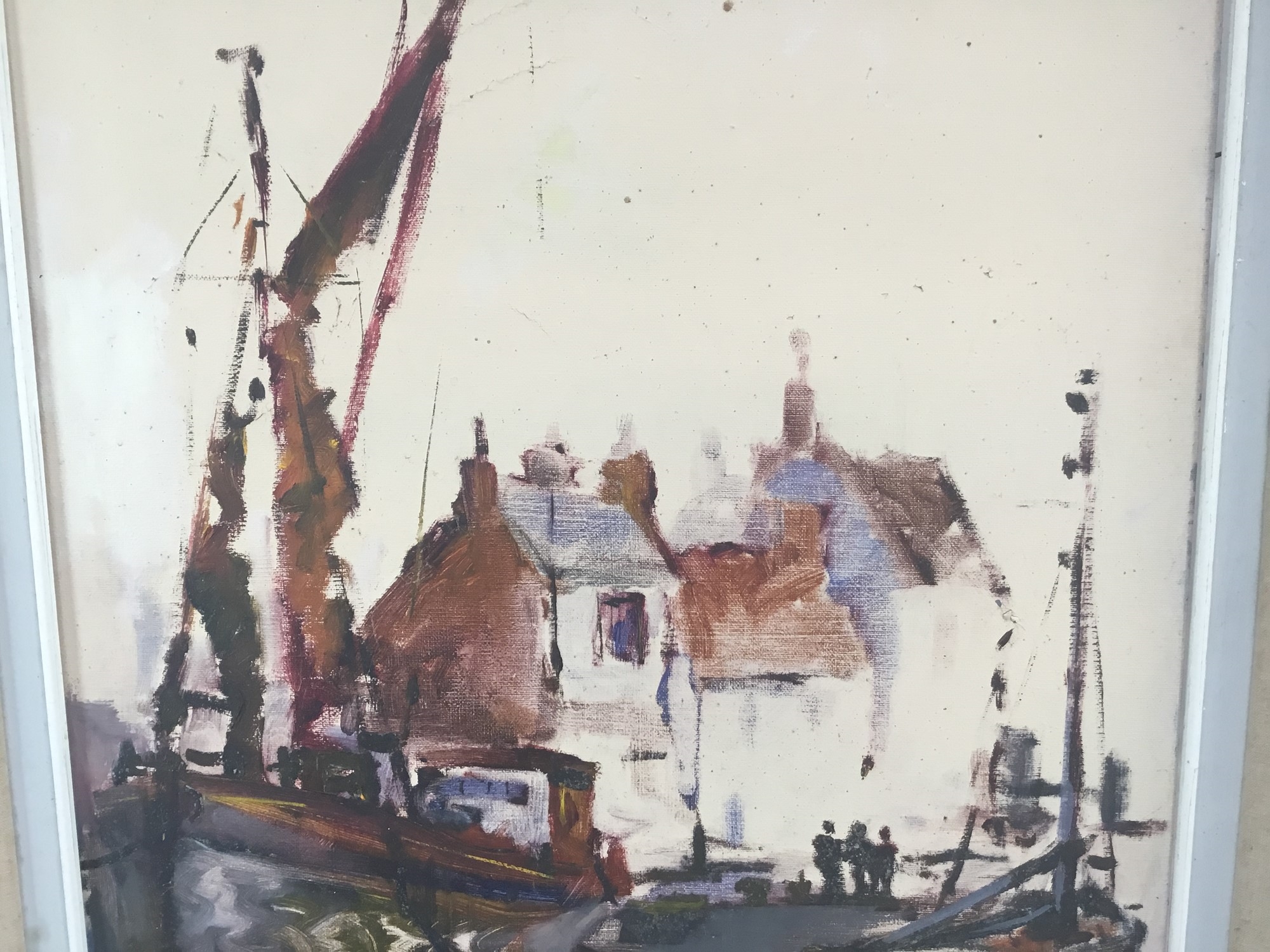 Vic Ellis | Heybridge Basin marine scene (1969) | MutualArt