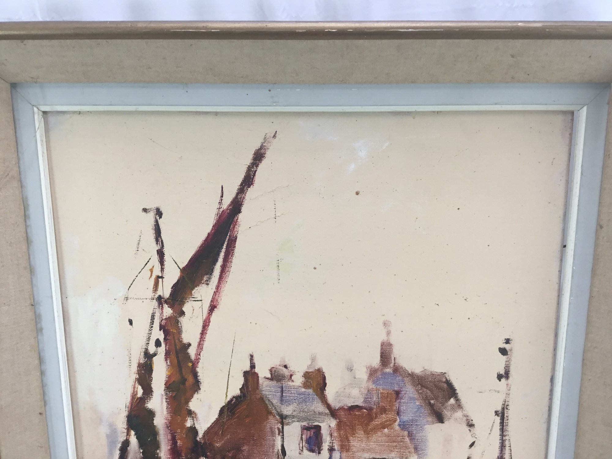 Vic Ellis | Heybridge Basin marine scene (1969) | MutualArt