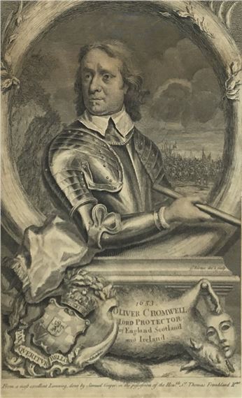 Oliver Cromwell | 19th century engraving of Oliver Cromwell (19th ...