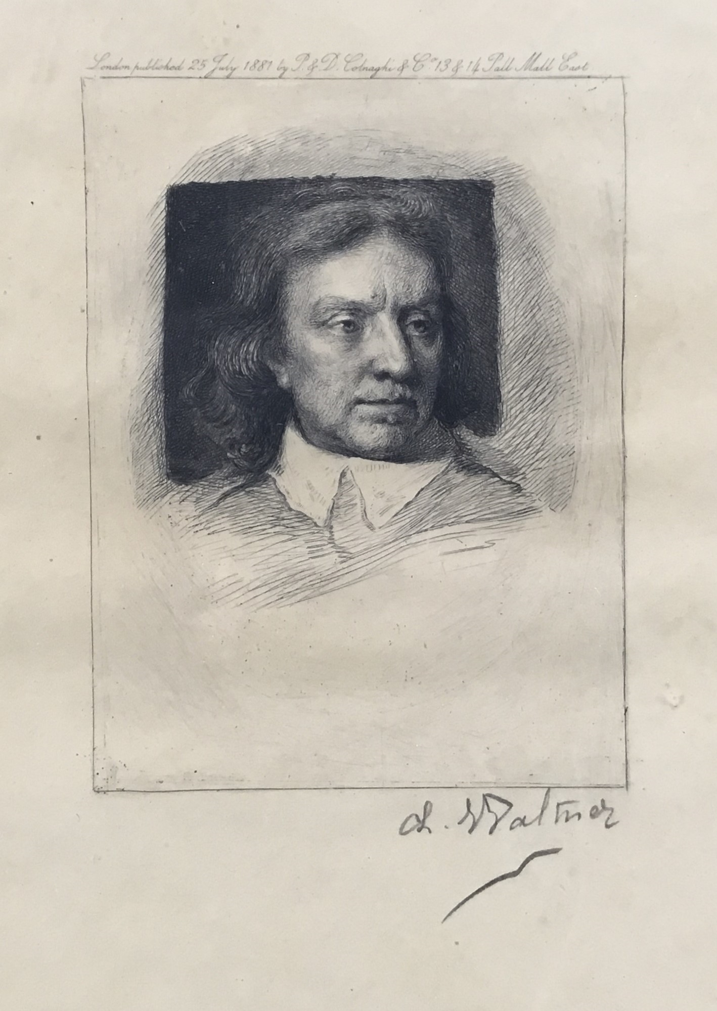 Samuel Cooper | 18th century engraving after Samuel Cooper of Oliver ...