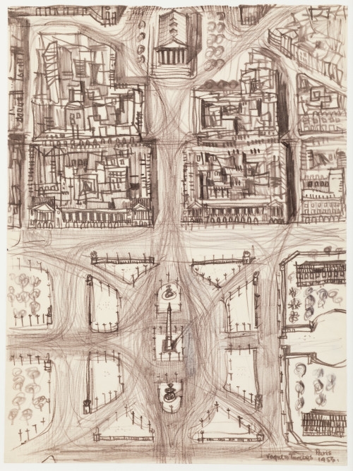 Joaquin Vaquero Turcios | Vista aérea de París, 1955 (1933) | MutualArt