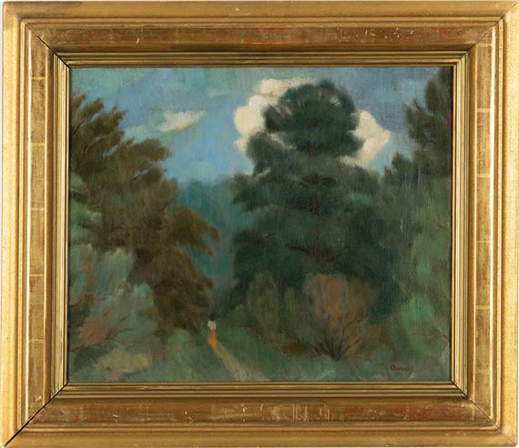 Curt Clemens | Summer walk in the forest (1945) | MutualArt