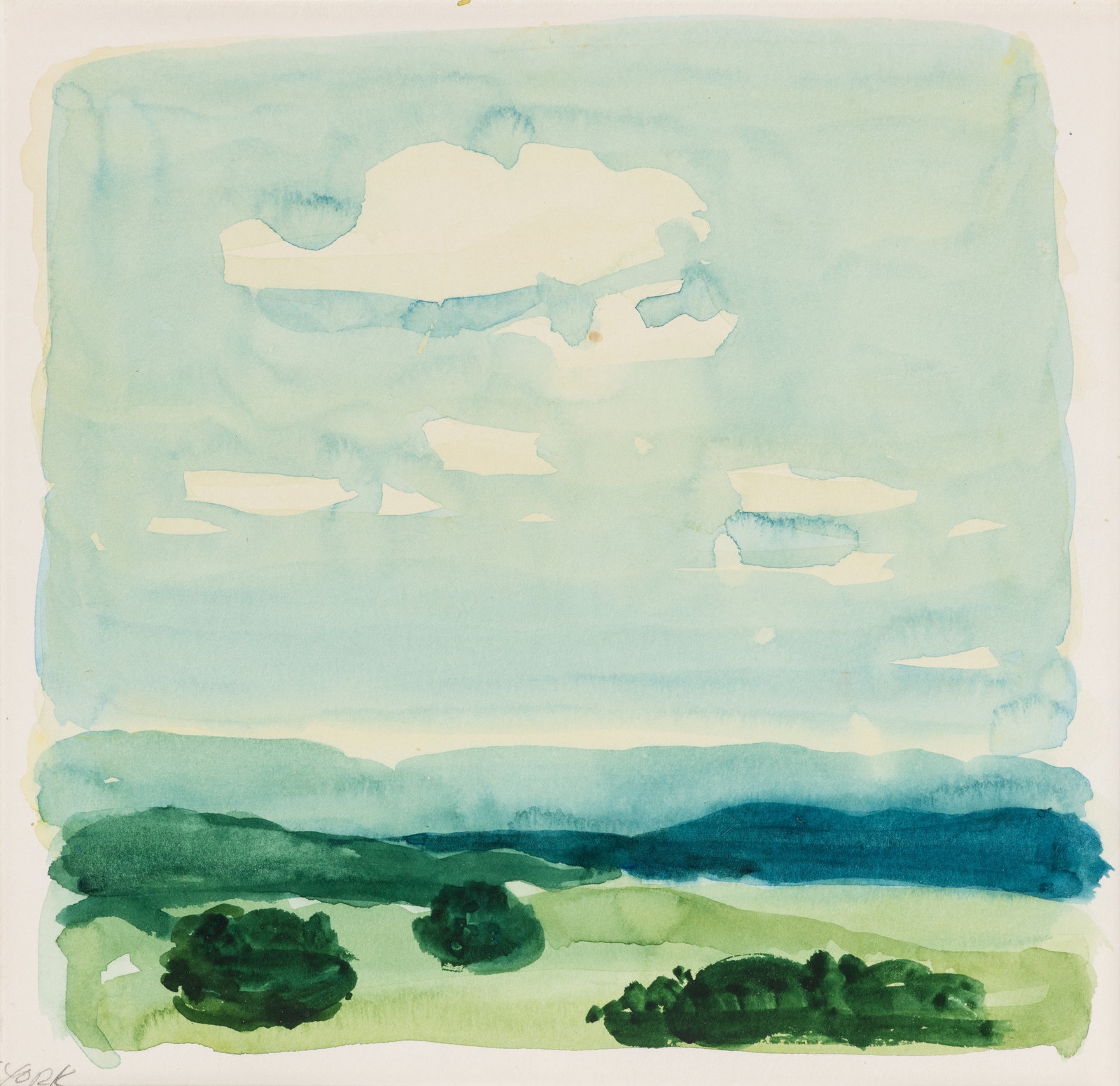 Albert York | Landscape (1960s) | MutualArt