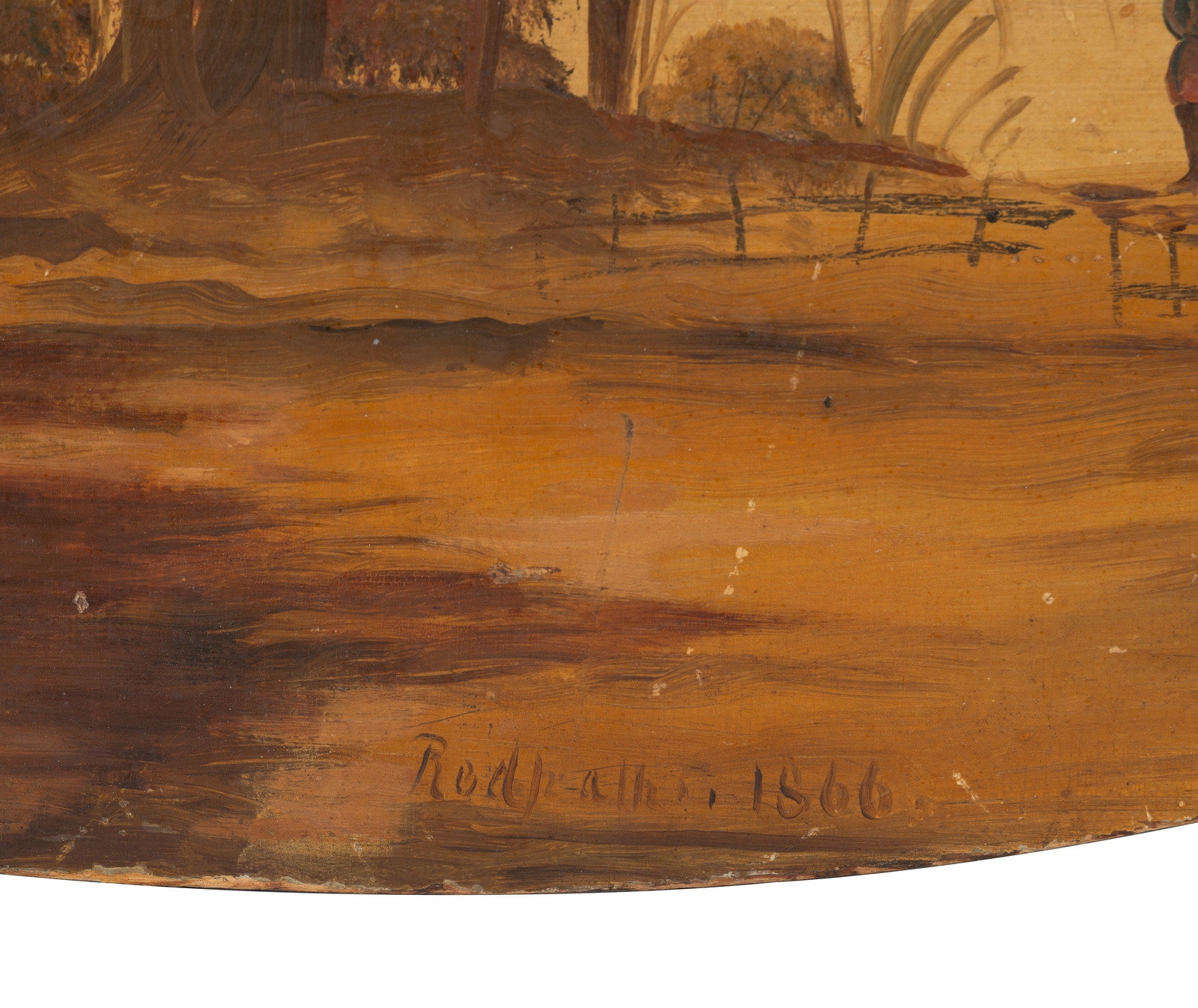 Ralph Redpath | River Landscape with Palmetto Trees (1866) | MutualArt