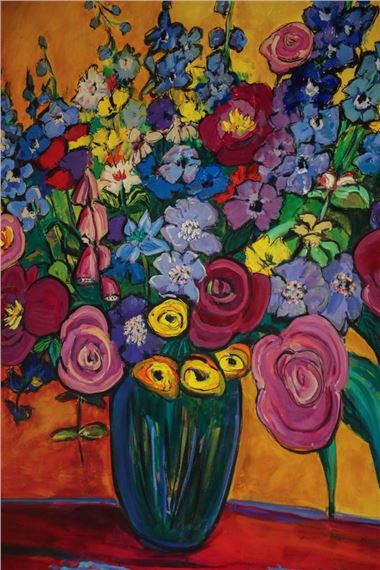 Maya Wildevuur | Bloemstilleven in vaas | MutualArt