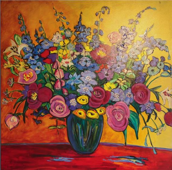 Maya Wildevuur | Bloemstilleven in vaas | MutualArt