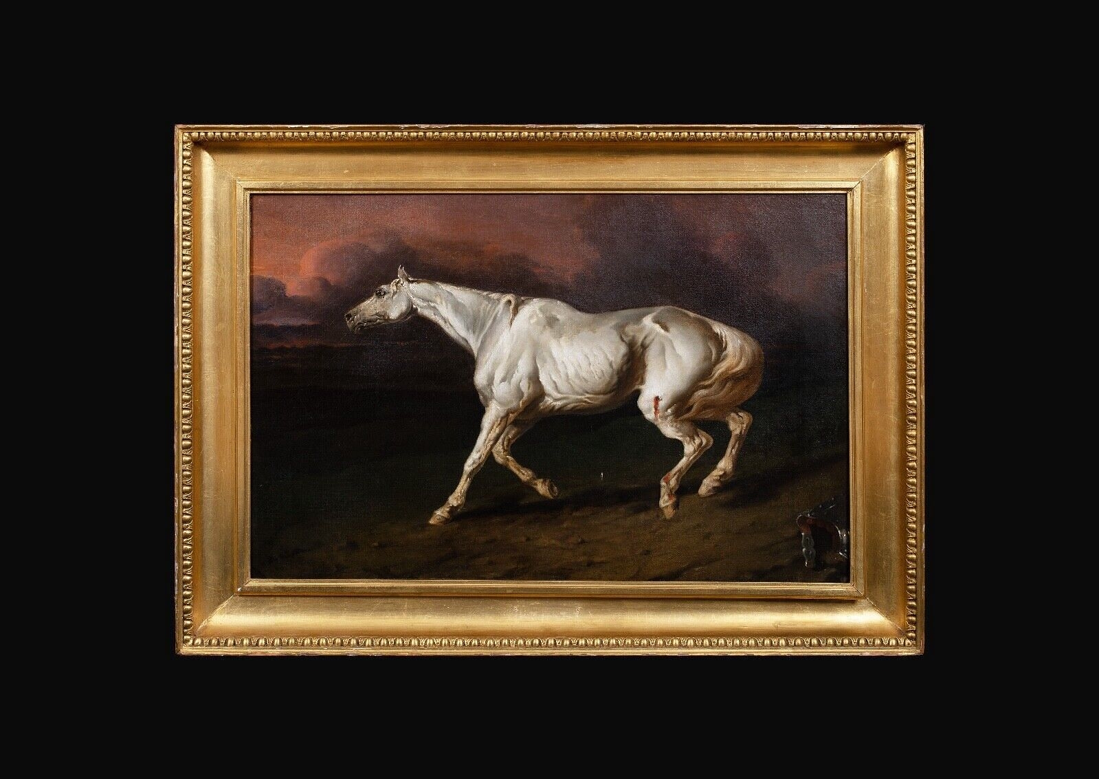 James Ward | PORTRAIT OF A WOUNDED WHITE STALLION (19th Century ...