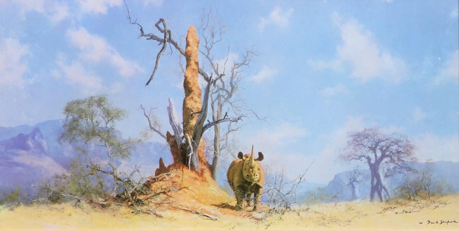David Shepherd | - Rhinoceros, reproduction | MutualArt