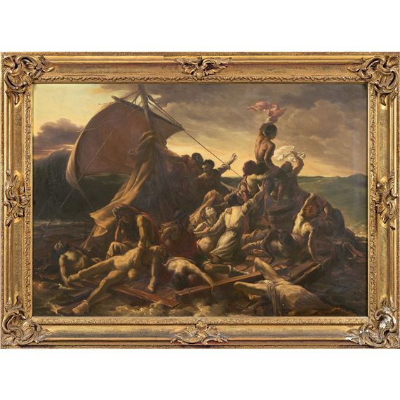 Jean Louis André Théodore Géricault | The Raft of the Medusa Oil on ...